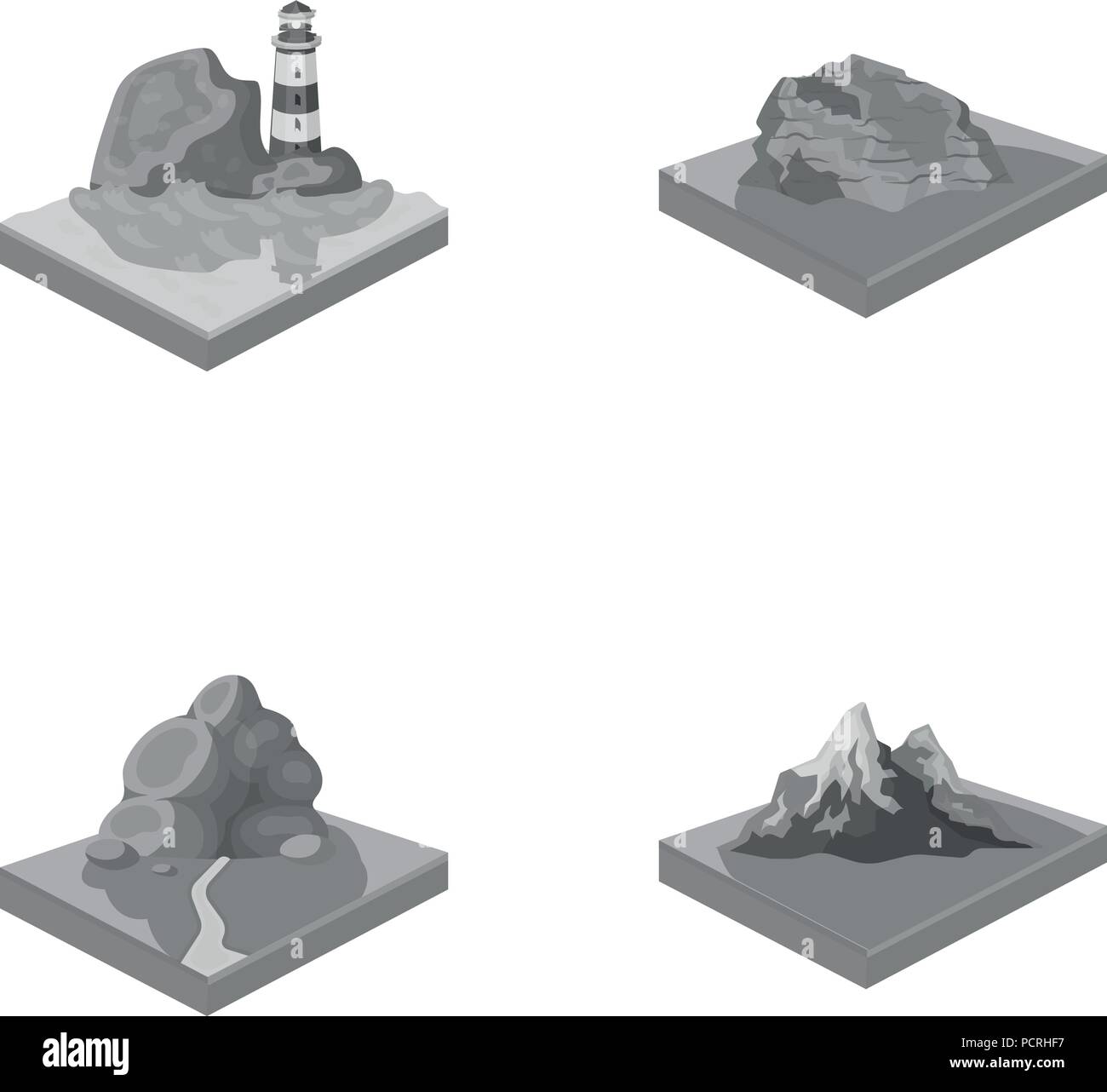 apex,boulder,collection,earth,glacier,grass,icon,illustration,isolated ...
