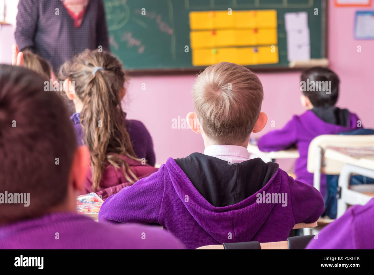 school children are participating actively in class. Education Stock ...