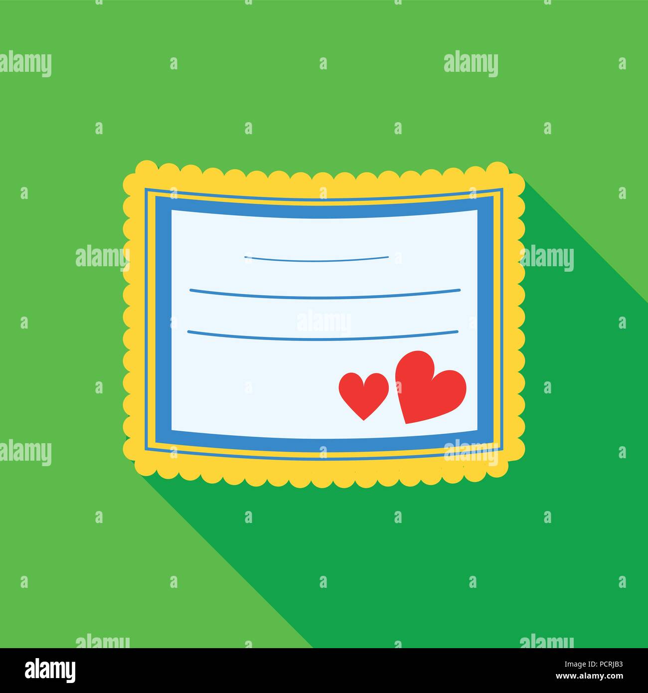 Wedding card icon of vector illustration for web and mobile design ...