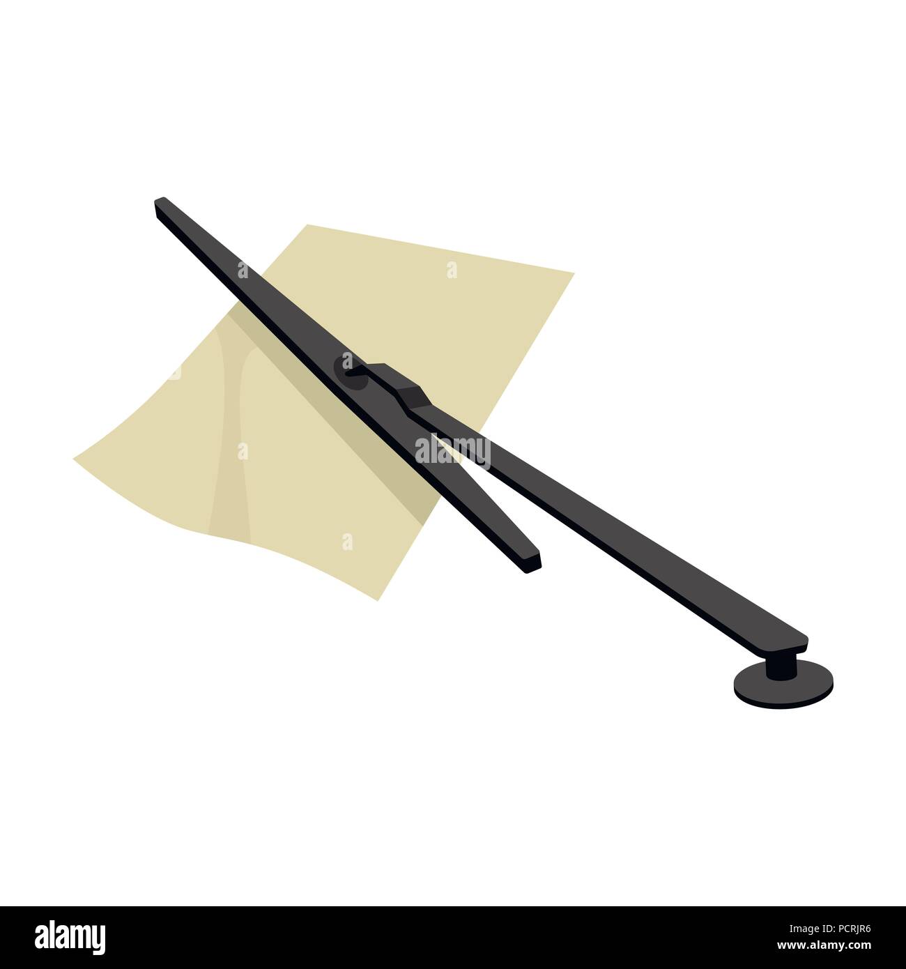 Parking fine icon in cartoon design isolated on white background ...