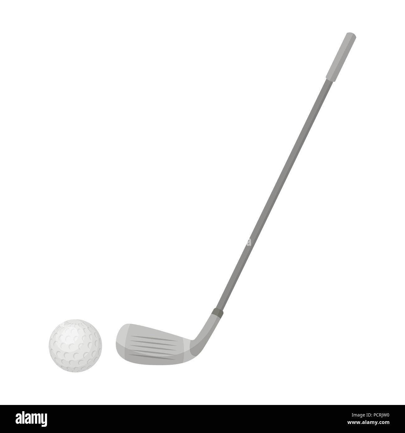 Golf icon in cartoon design isolated on white background. Scotland ...