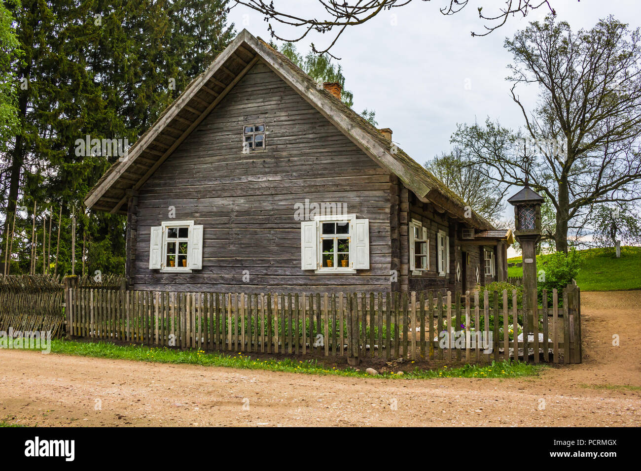 Old house in Lithuania Stock Photo - Alamy