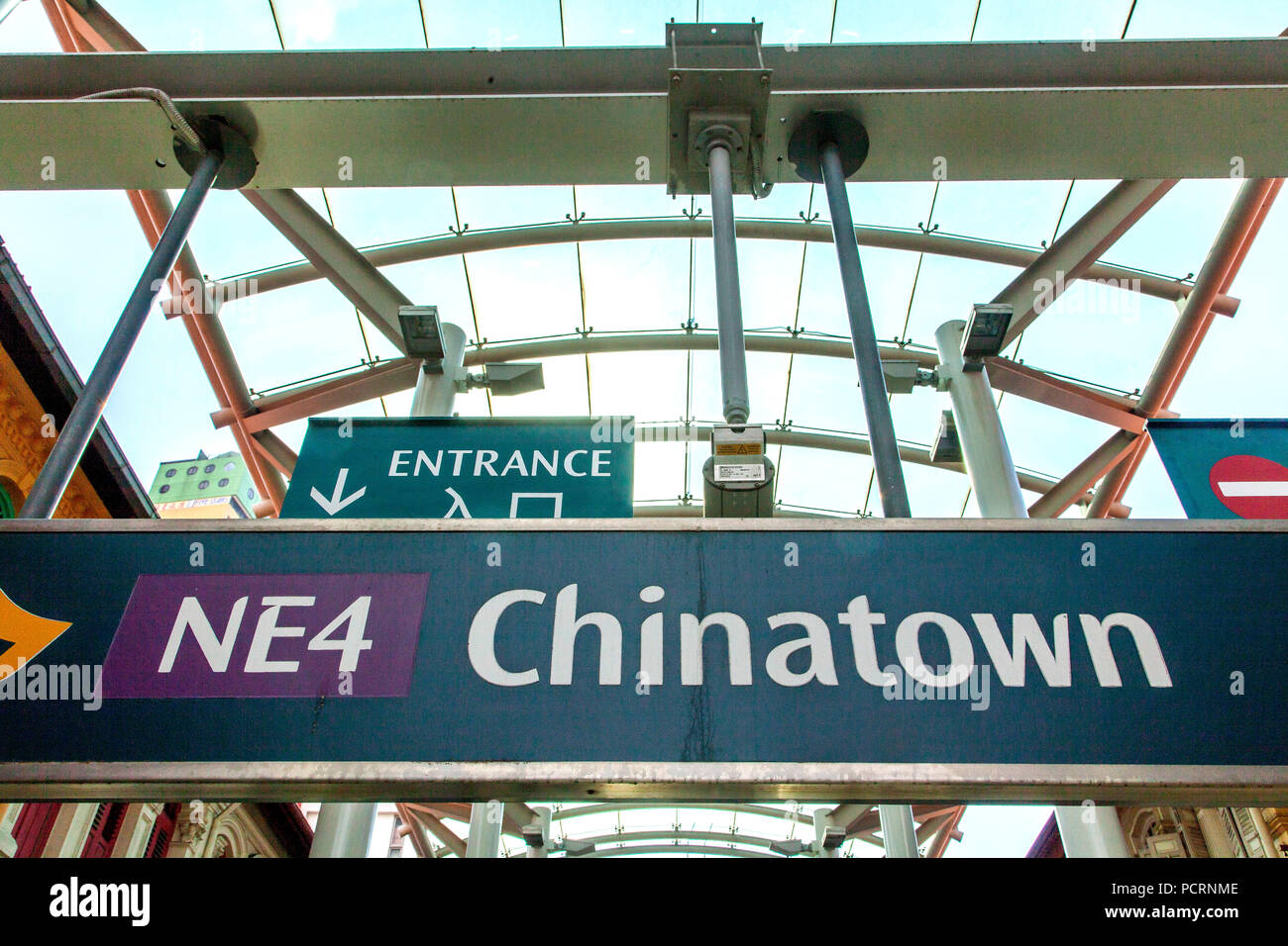 Chinatown Subway Station, NE4, Chinatown, Singapore, Asia, Singapore ...