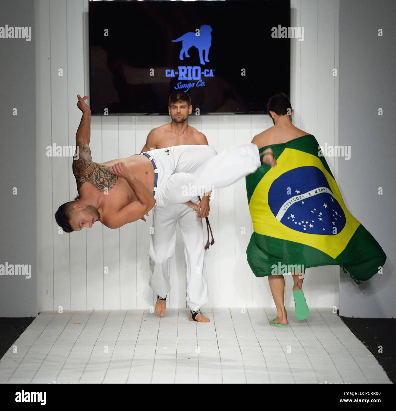 MIAMI BEACH, FL - JULY 16: Art Hearts Fashion celebrated its Miami ...