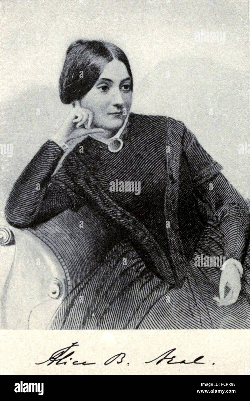 Alice B Neal with Signature Stock Photo - Alamy