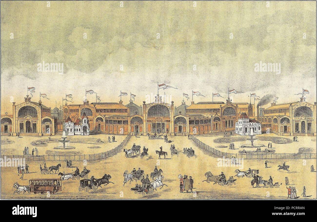 All-Russia Exhibition 1882 painting Stock Photo - Alamy