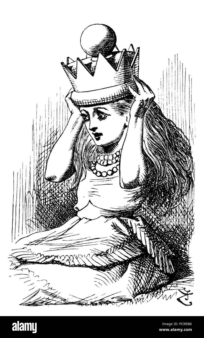 Alice and crown hi-res stock photography and images - Alamy