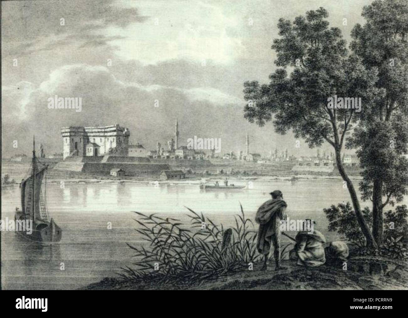 Alois von Saar - Wallachai. Festung und Dorf Schurtschui Stock Photo ...