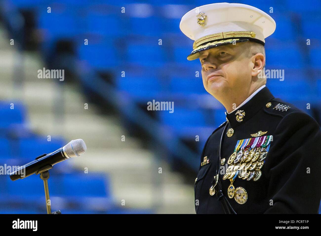 Gen. John R. Allen, delivers remarks during his retirement ceremony at ...