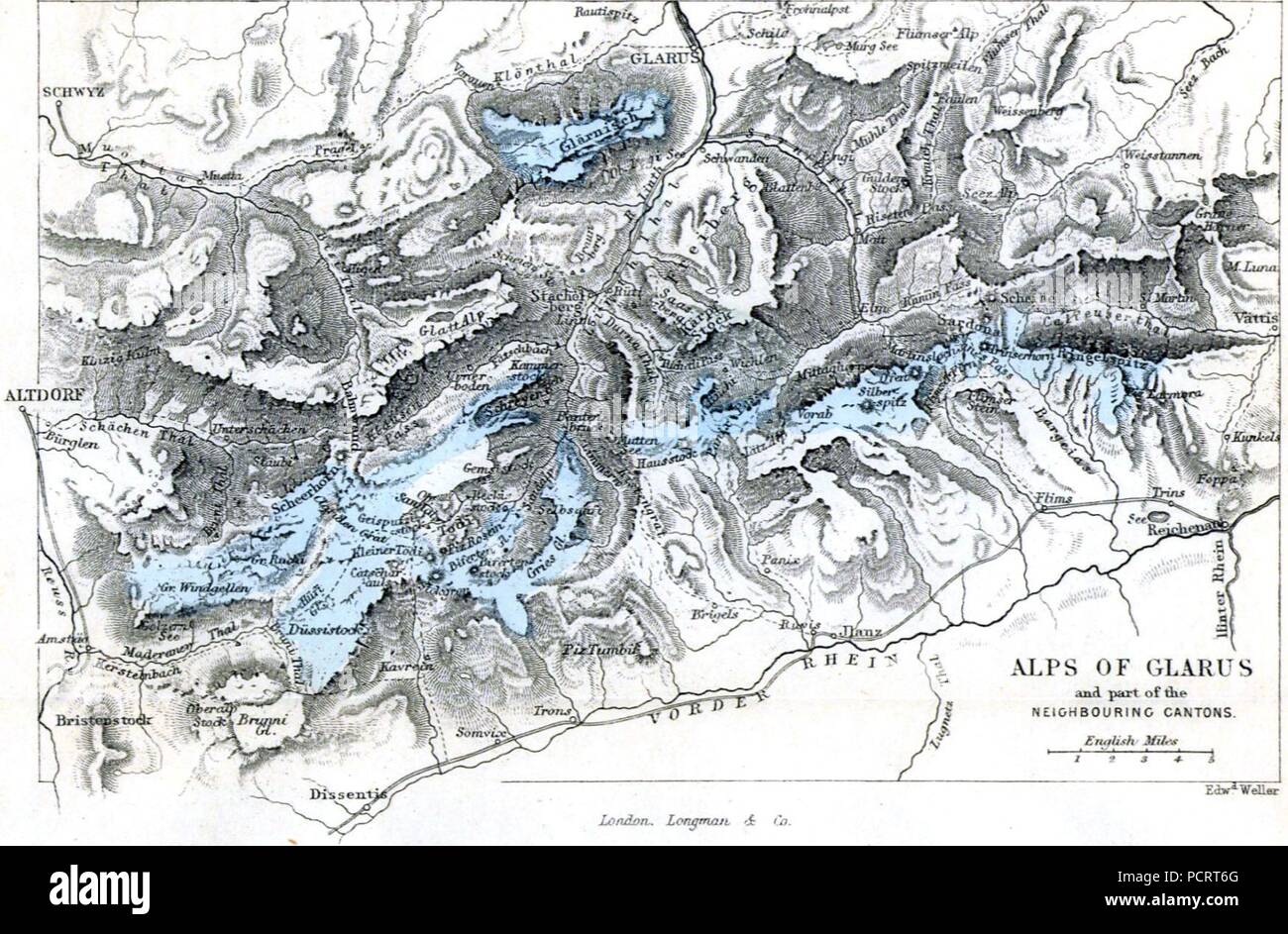 Alps of Glarus Stock Photo - Alamy