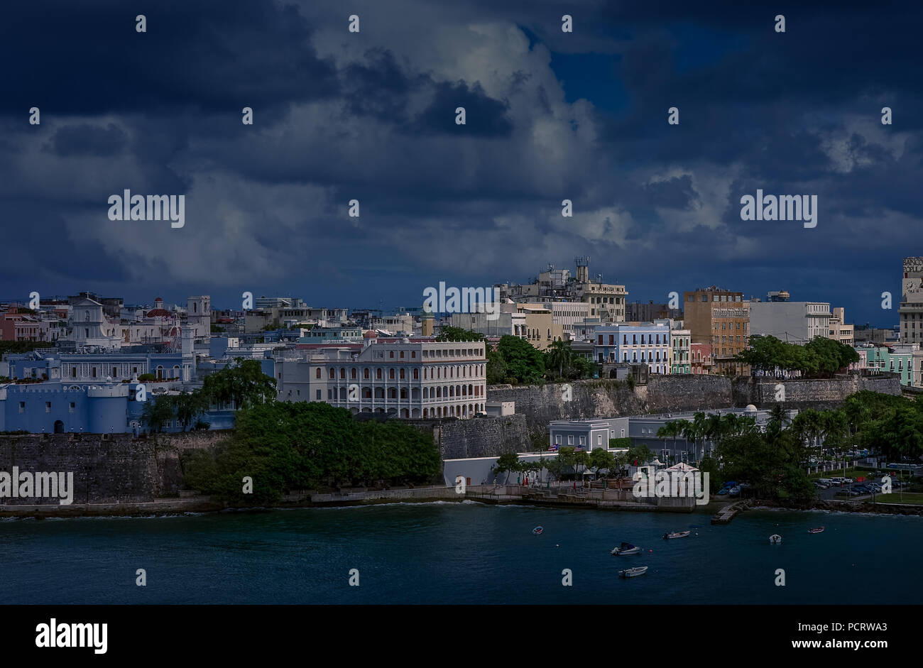 Colorful Coast of Puerto Rico Stock Photo - Alamy