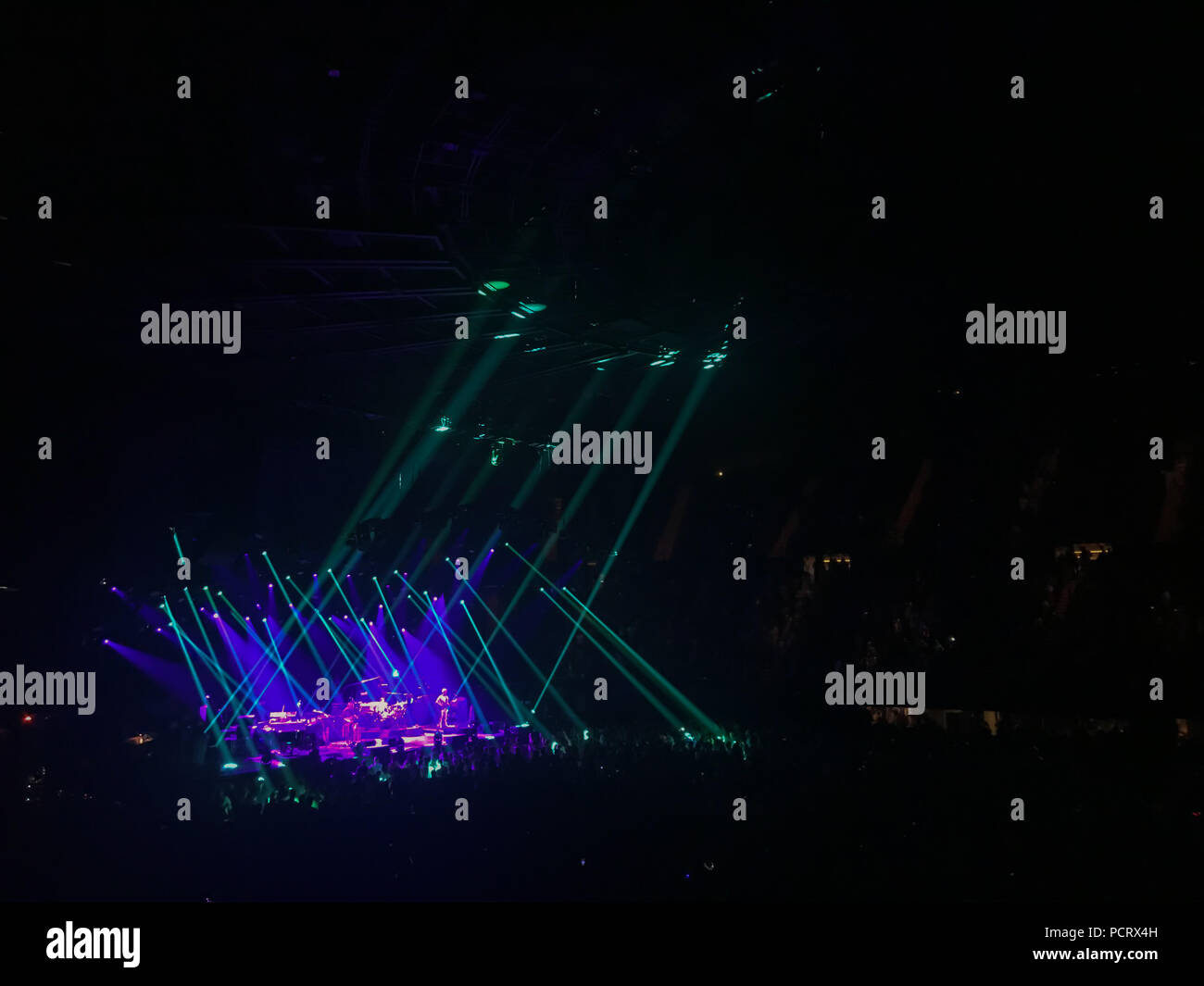 The band Phish live in concert at the Fabulous Forum in Inglewood ...