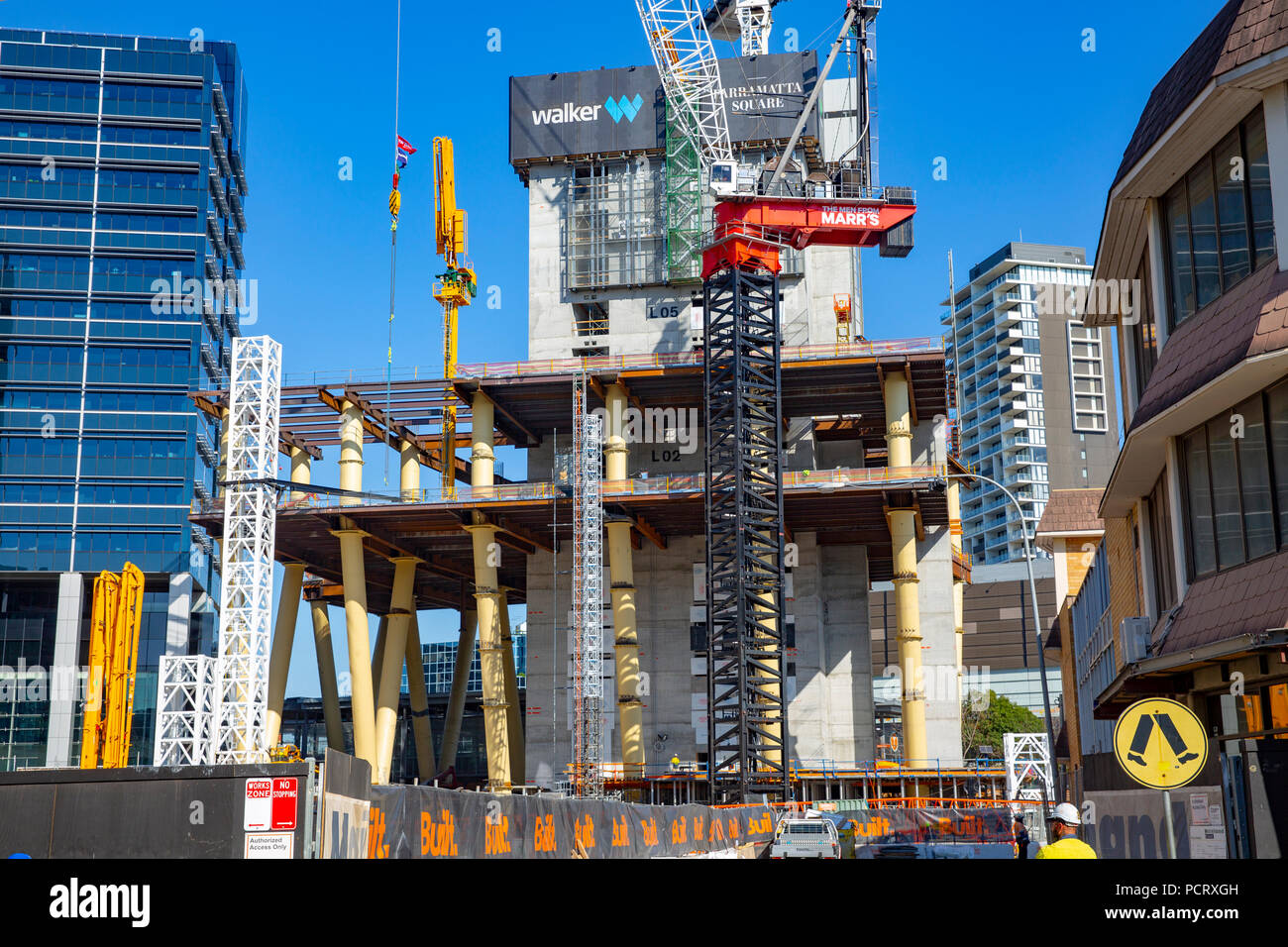 Development at Parramatta Square in Parramatta city centre to ...