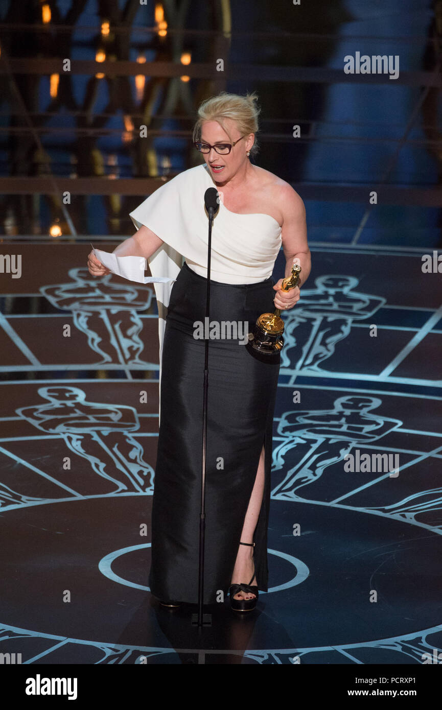 HOLLYWOOD, CA - FEBRUARY 22: Patricia Arquette onstage during the 87th ...