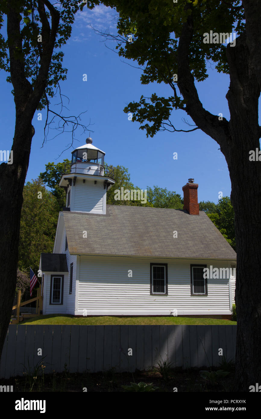 Mission Point Lighthouse, Michigan Stock Photo - Alamy