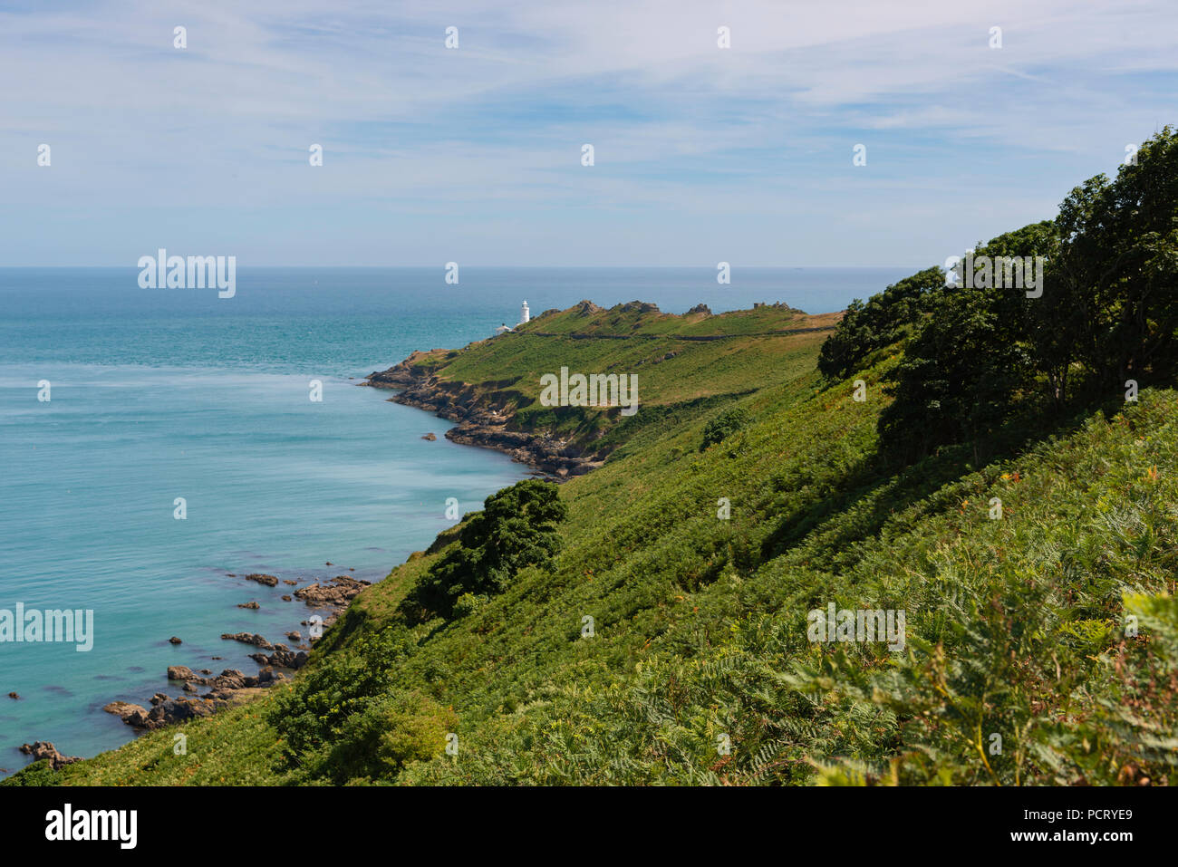 Start Point and its Lighthouse Stock Photo - Alamy