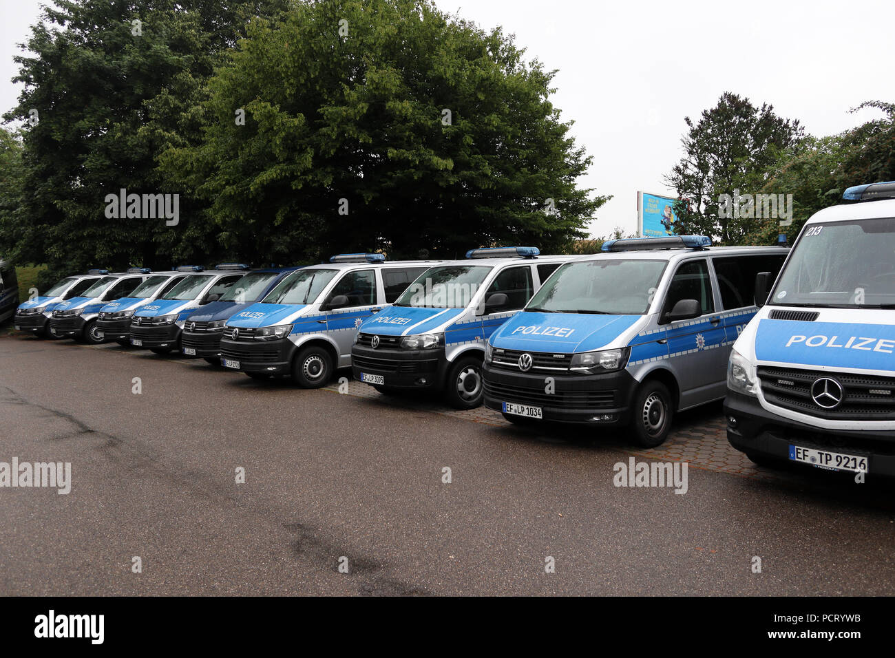Parked police transport van hi-res stock photography and images - Alamy