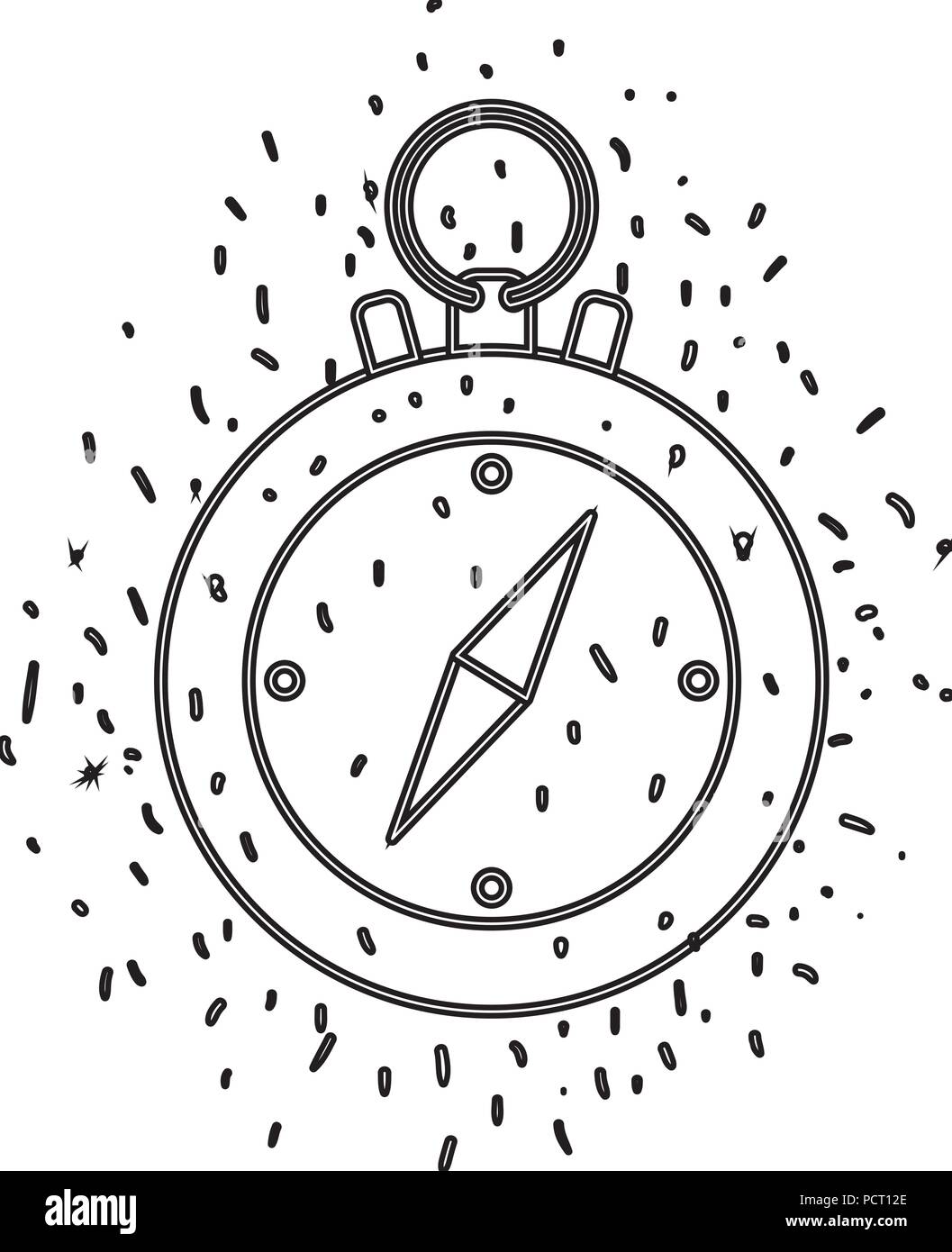 compass guide isolated icon Stock Vector Image & Art - Alamy