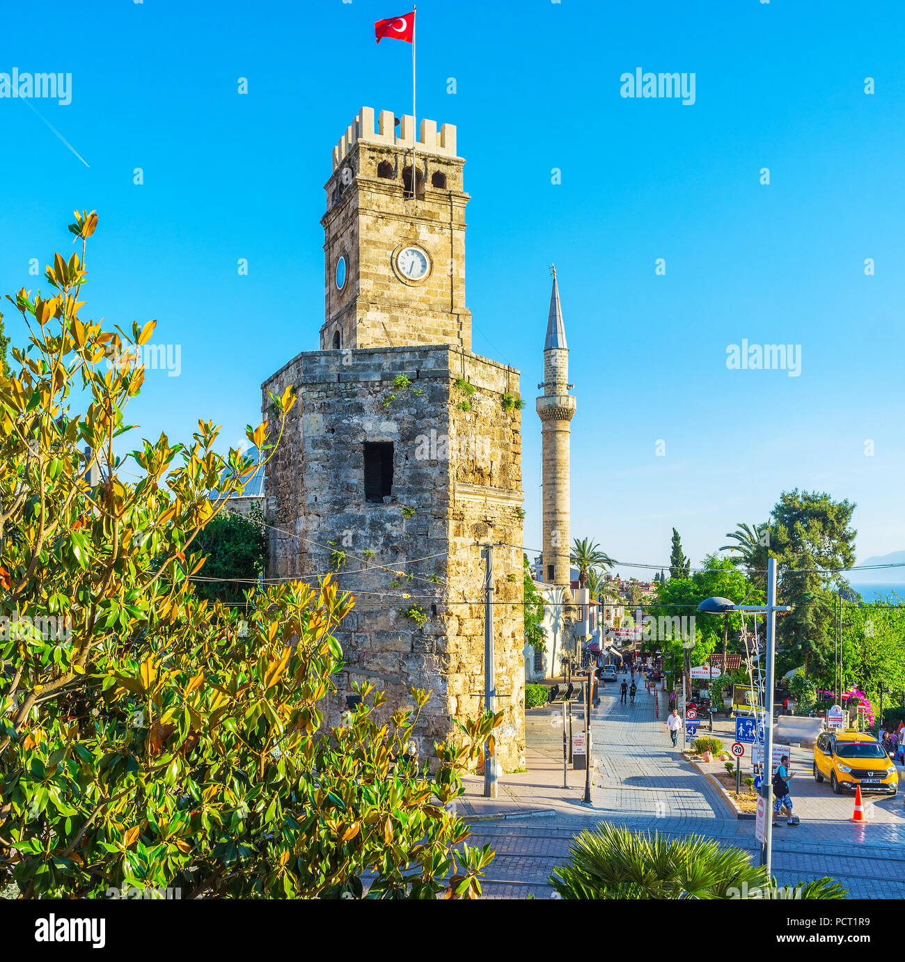 Antalya clock tower hi-res stock photography and images - Alamy