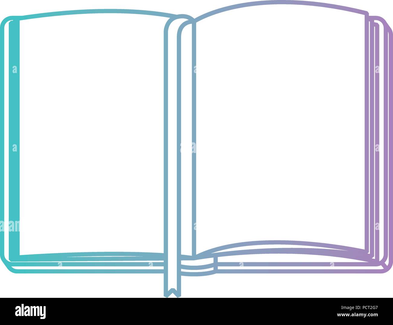 diary open with ribbon Stock Vector Image & Art - Alamy
