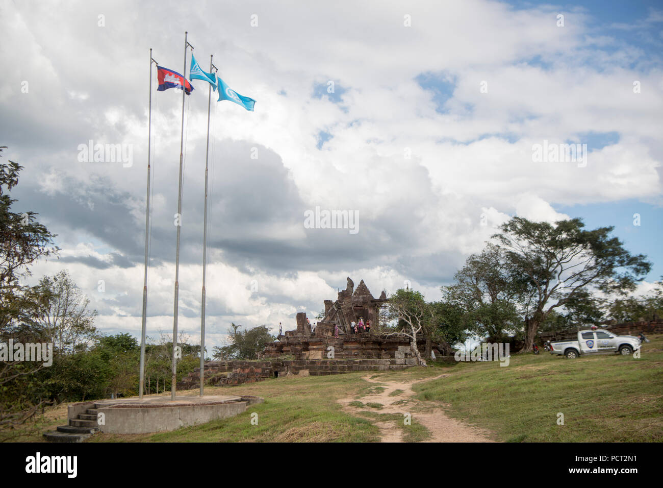 Cambodian flags hi-res stock photography and images - Alamy