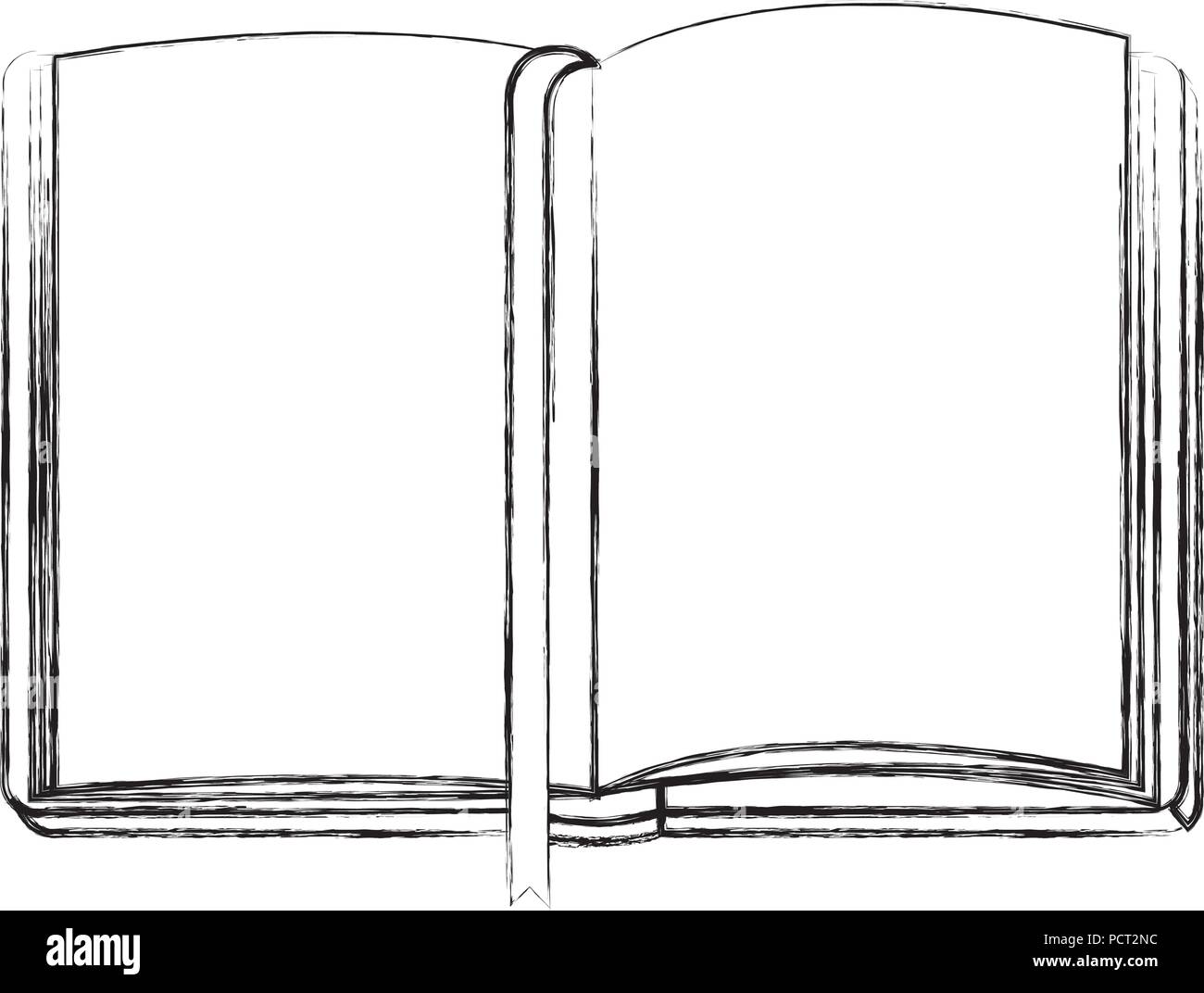 diary open with ribbon Stock Vector Image & Art - Alamy