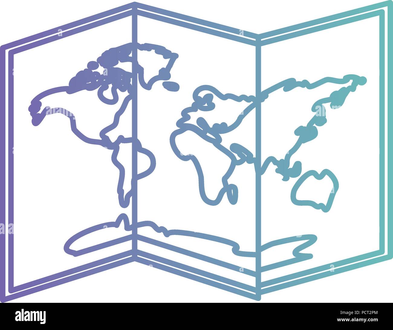 paper map guide icon Stock Vector Image & Art - Alamy