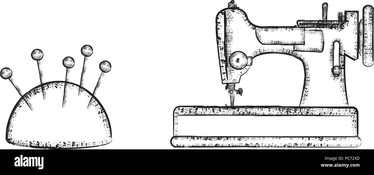 Sewing symbols set 3 Stock Vector Image & Art - Alamy