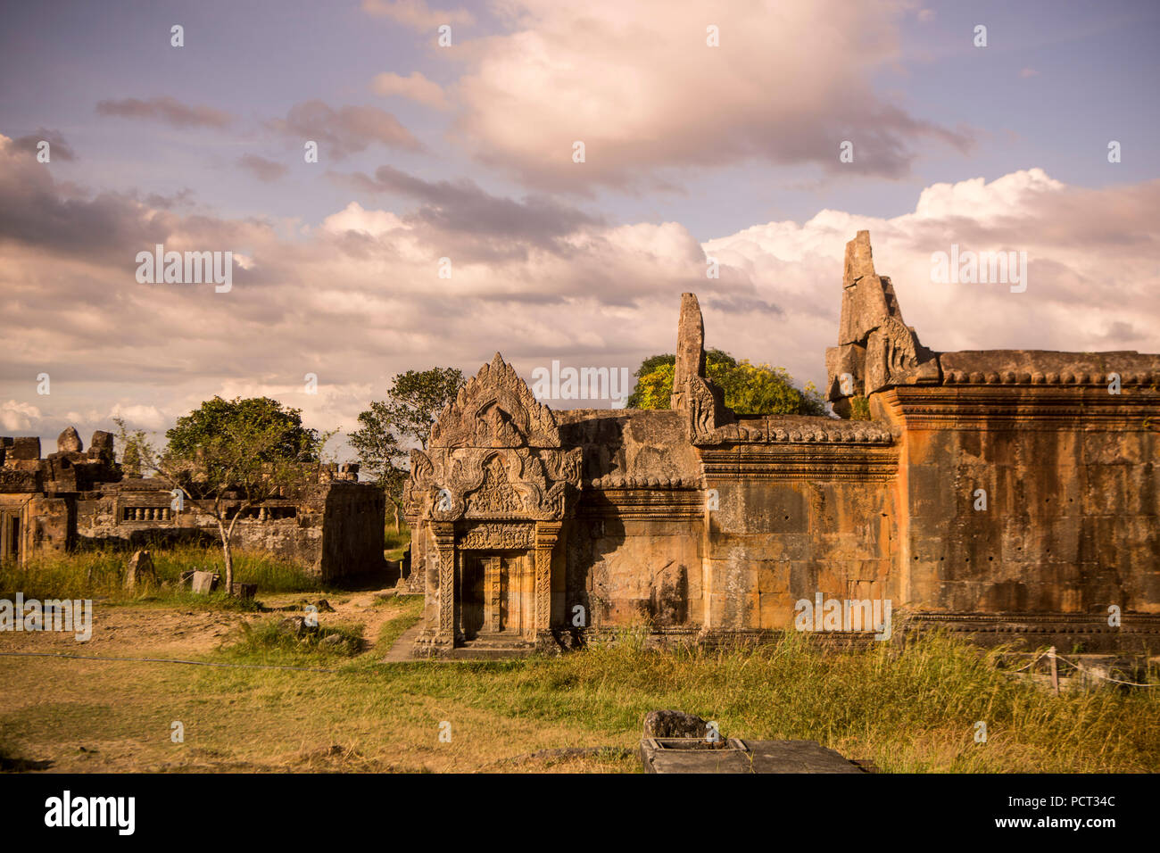 the Khmer Temples of Prsat Preah Vihear north of the town Sra Em in the ...