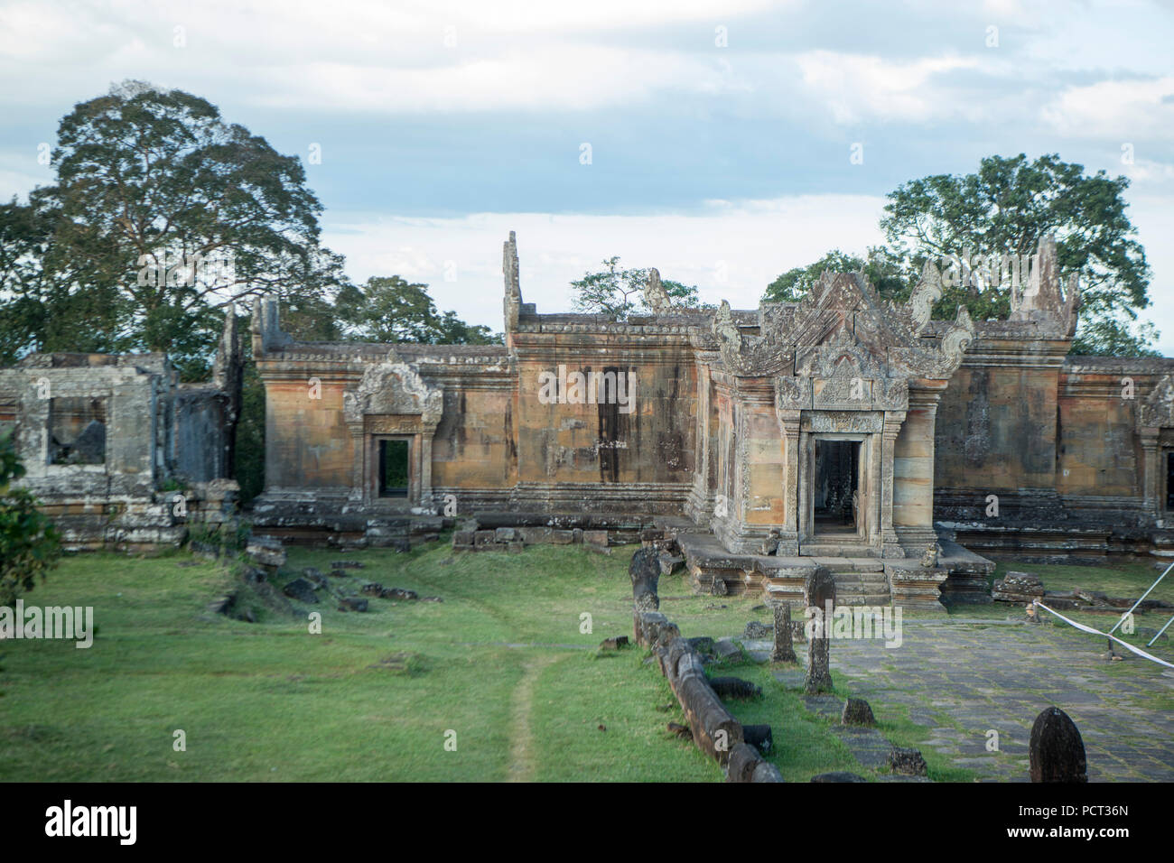 the Khmer Temples of Prsat Preah Vihear north of the town Sra Em in the ...