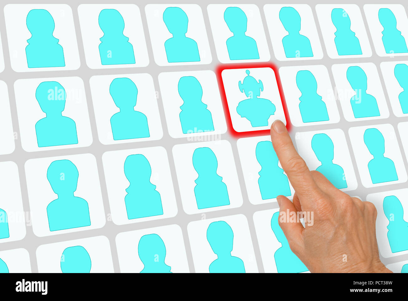Man vs technology hi-res stock photography and images - Alamy