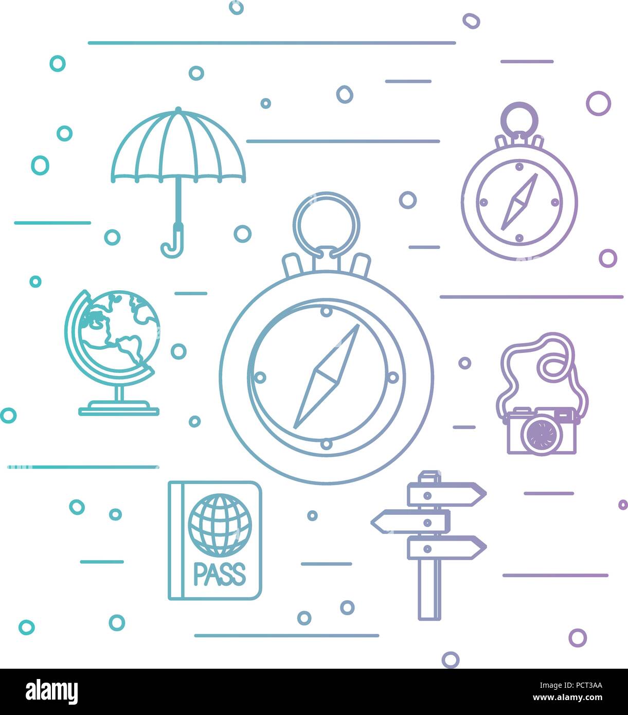 Tour guide pictogram hi-res stock photography and images - Alamy