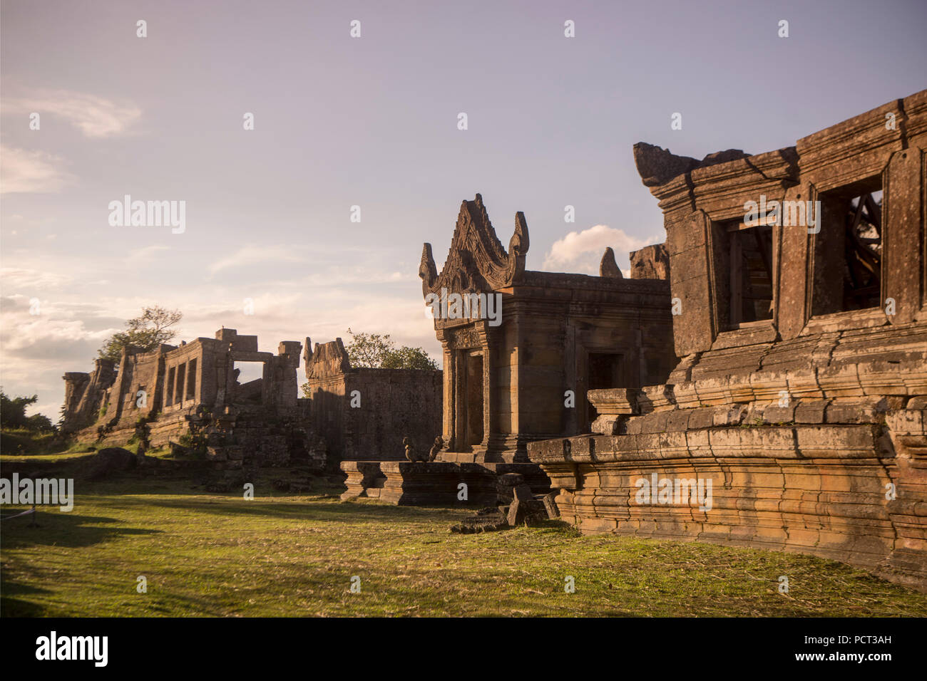 the Khmer Temples of Prsat Preah Vihear north of the town Sra Em in the ...