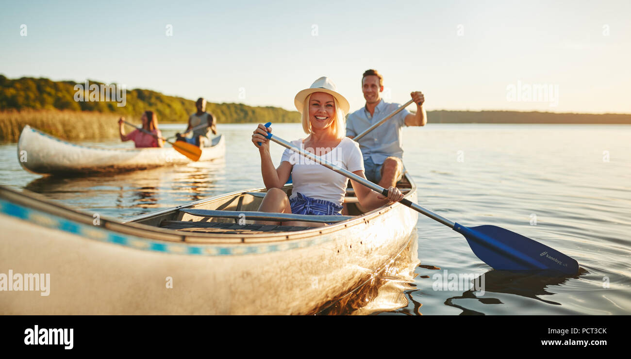 Diverse group of people boating hi-res stock photography and images - Alamy
