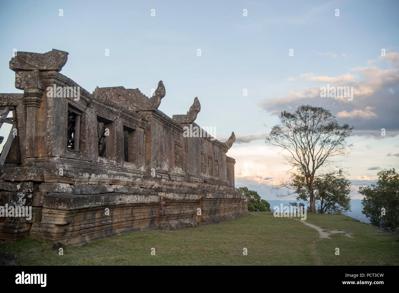 the Khmer Temples of Prsat Preah Vihear north of the town Sra Em in the ...