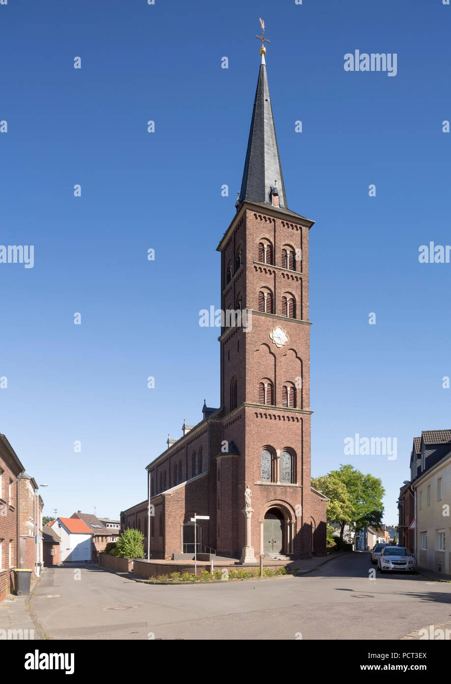 Blick von Westen, Architekt: Robert Ferdinand Cremer 1860-1863 Stock ...