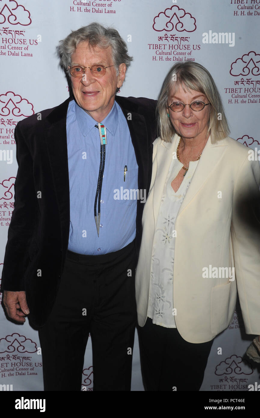 NEW YORK, NY - DECEMBER 03: Dr. Robert A.F. Thurman and Nena Thurman ...