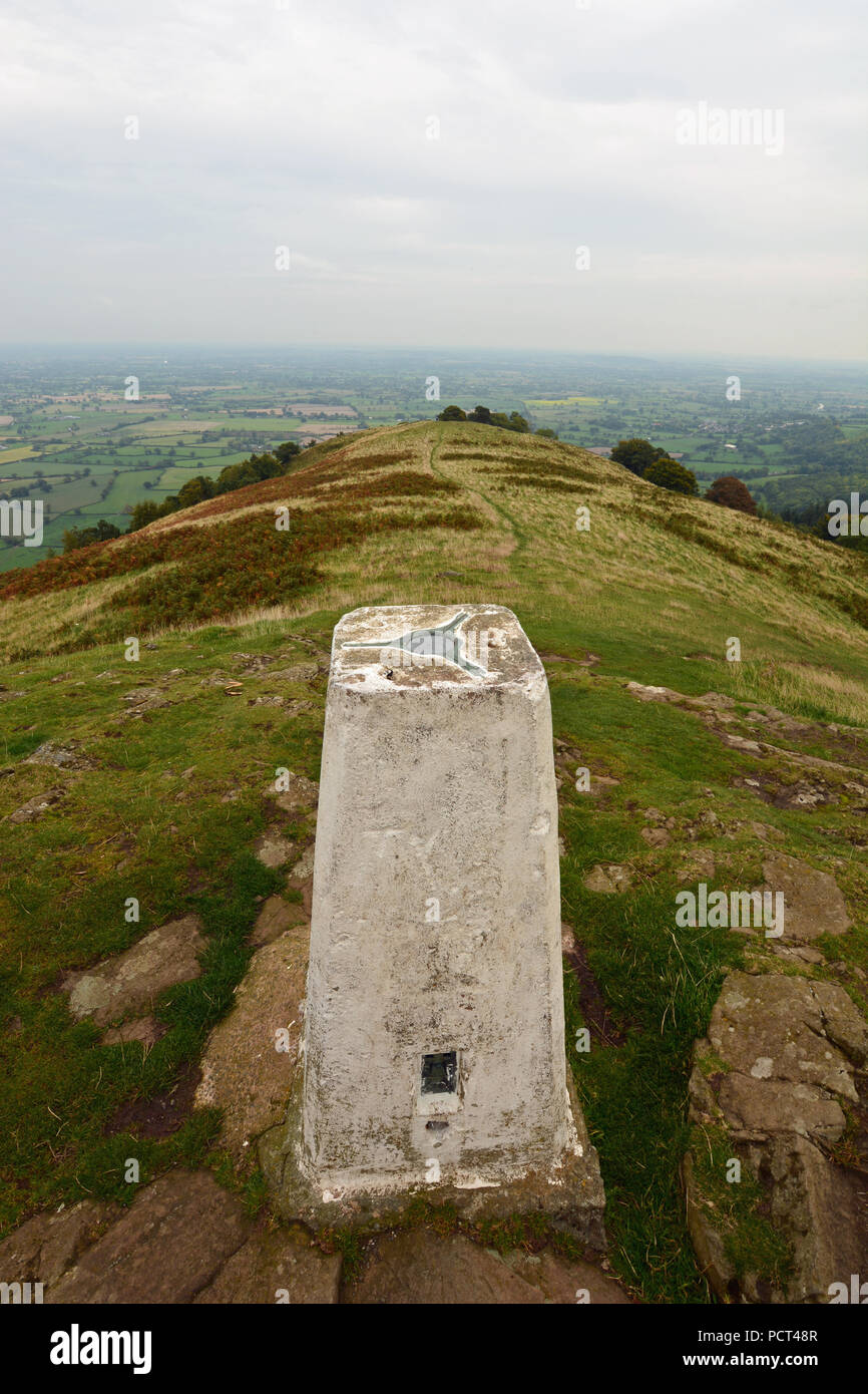 trig point or triangulation station near admiral rodney pillar on the ...
