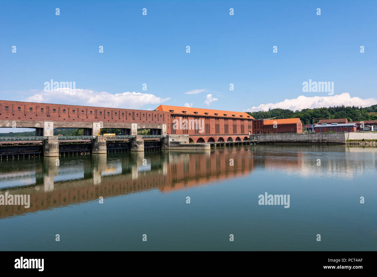 Hydroelectric power station at the river Danube in Passau Stock Photo ...