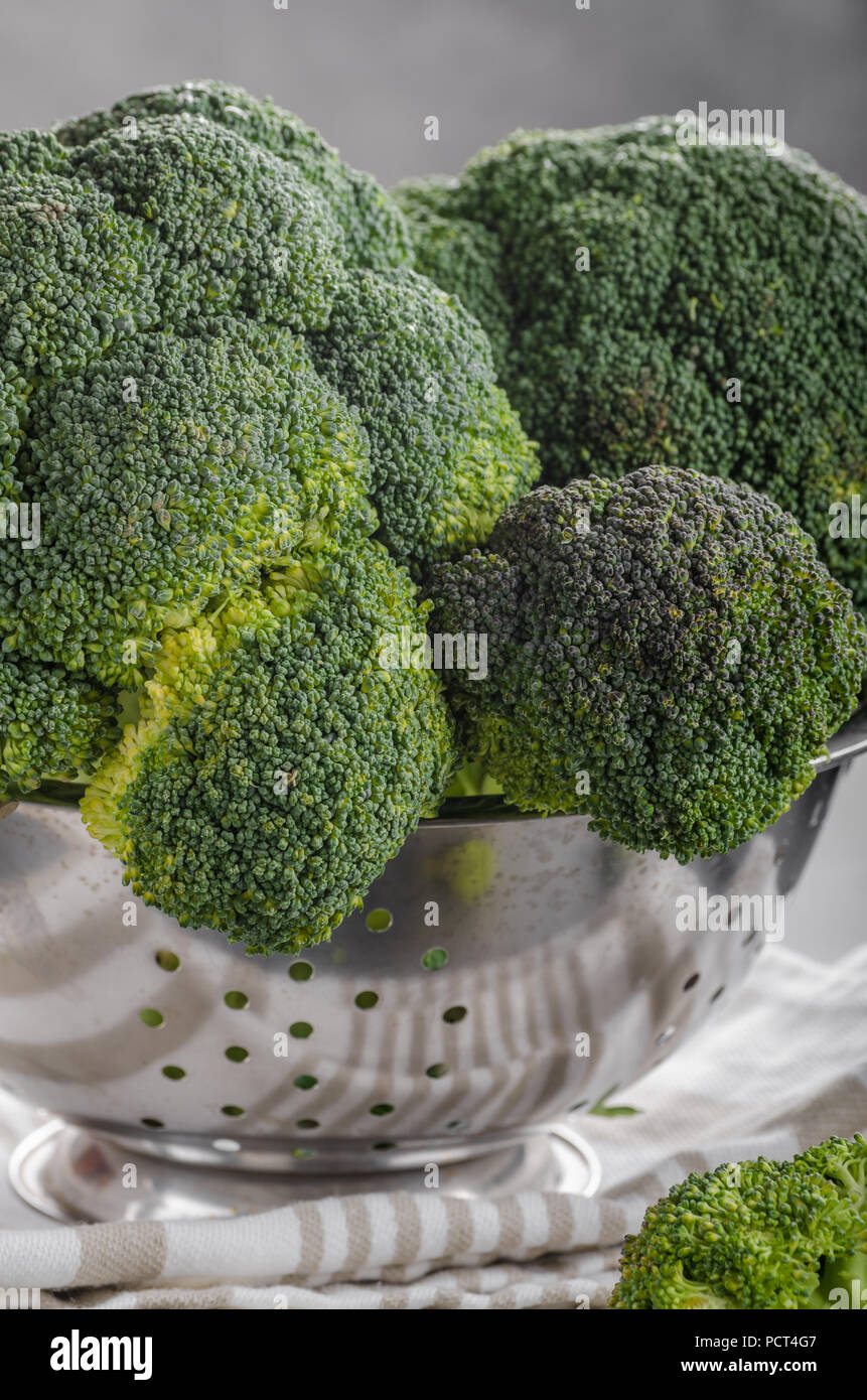 Broccoli vegetable raw picture, food photography, food styling Stock ...