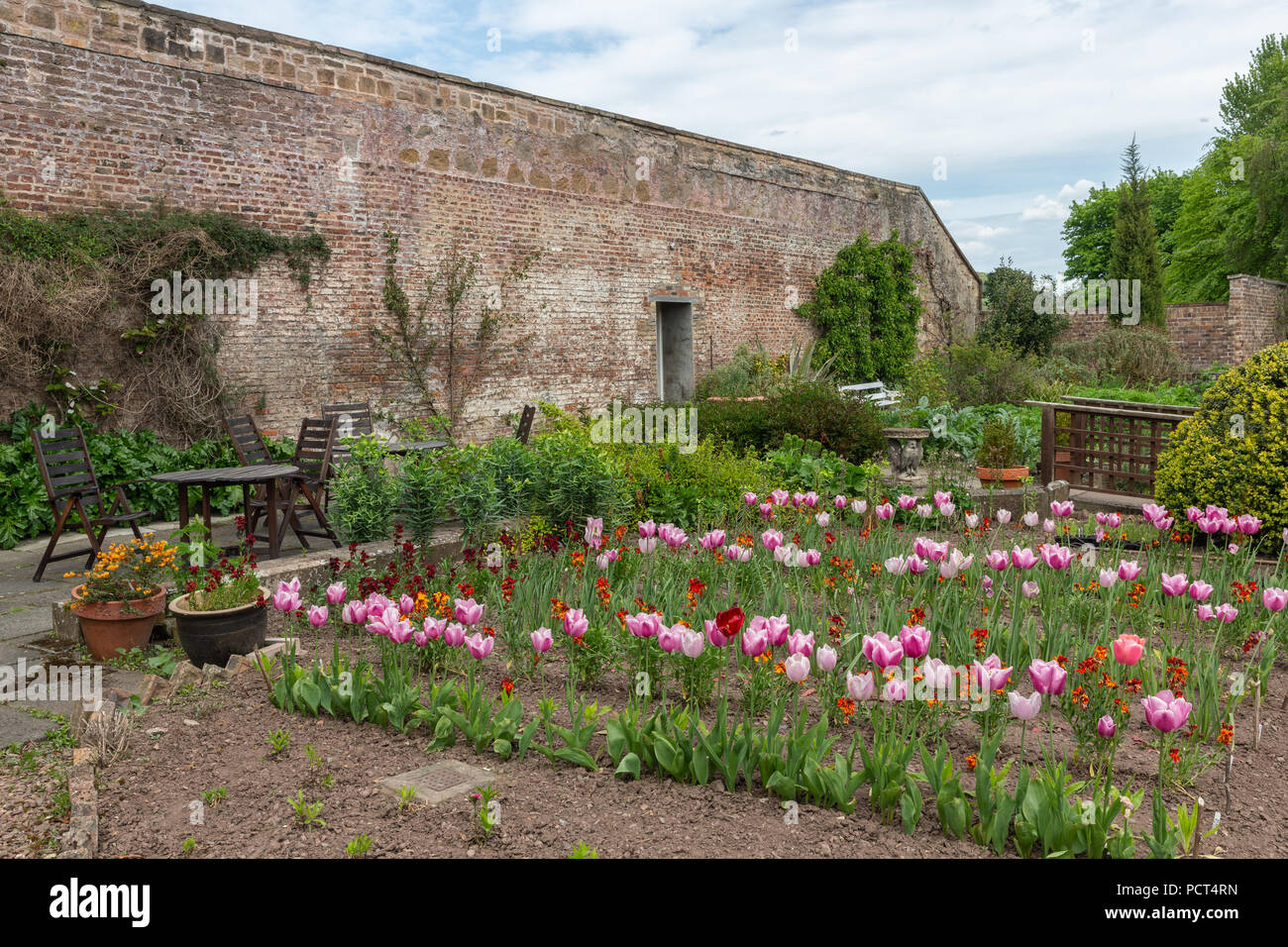 English courtyard garden hi-res stock photography and images - Alamy