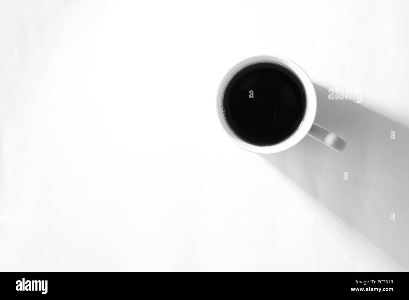 Full Coffee cup isolated on white background Stock Photo - Alamy