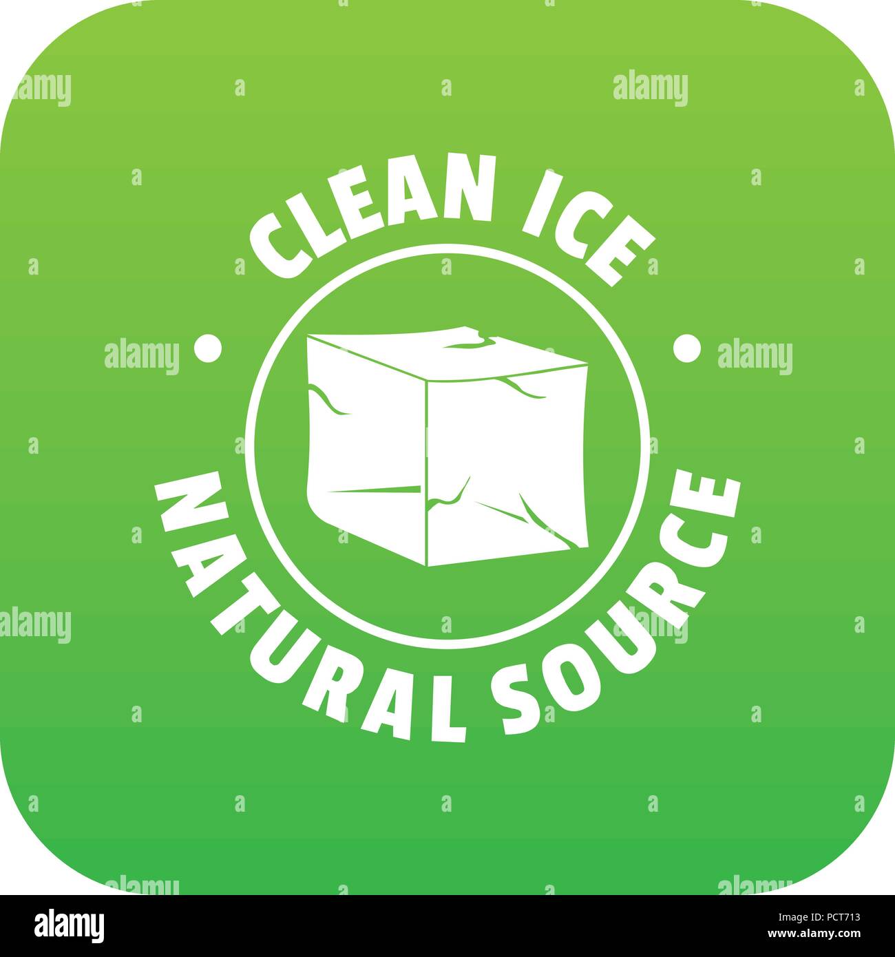 Melting ice cubes isolated Stock Vector Images - Alamy