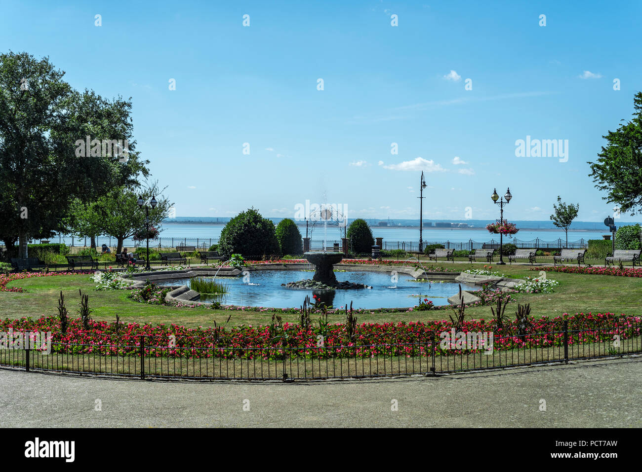 Prittlewell square, sunny seaside gardens Stock Photo - Alamy