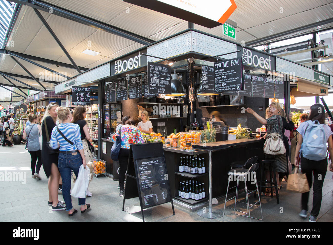 Torvehallerne Food Market; Copenhagen; Denmark Stock Photo - Alamy