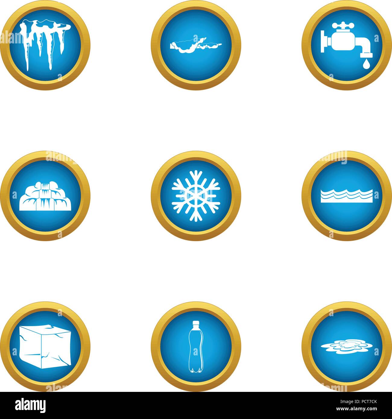 Revive icons set, flat style Stock Vector Image & Art - Alamy