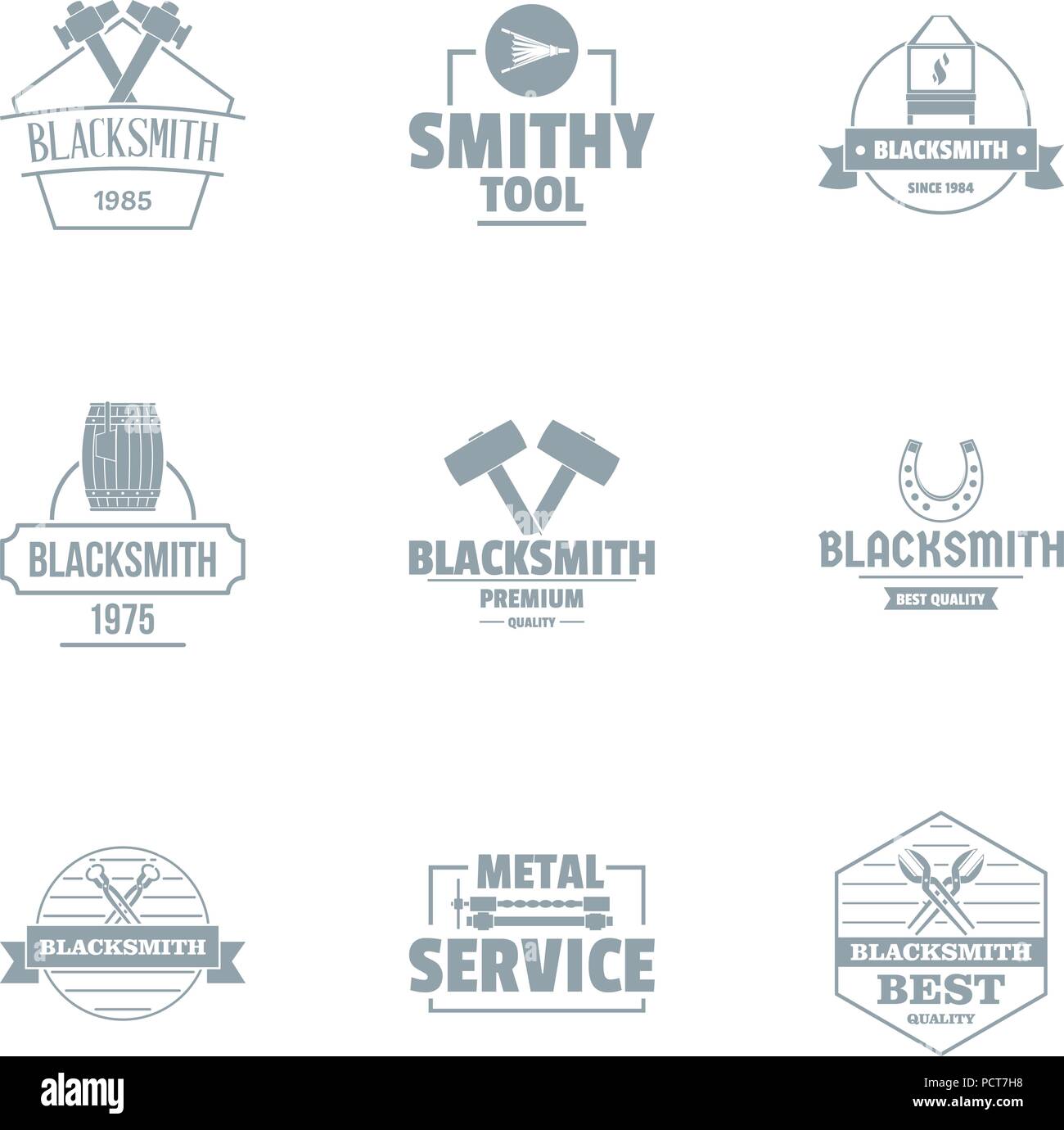 Forging material Stock Vector Images - Alamy