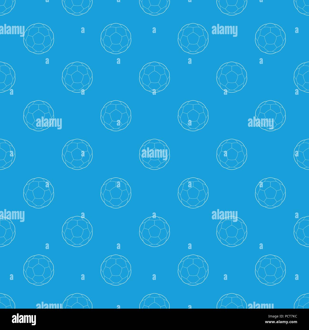 Soccer ball pattern vector seamless blue Stock Vector Image & Art - Alamy