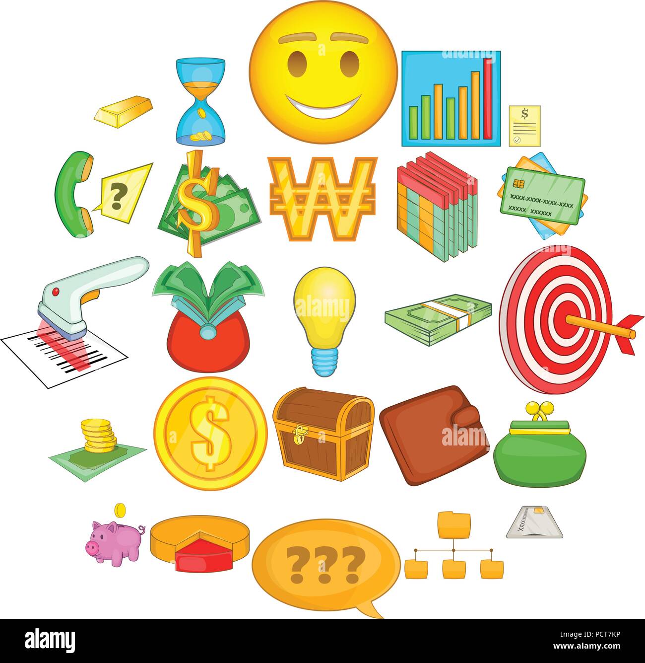 Subsidize icons set, cartoon style Stock Vector Image & Art - Alamy