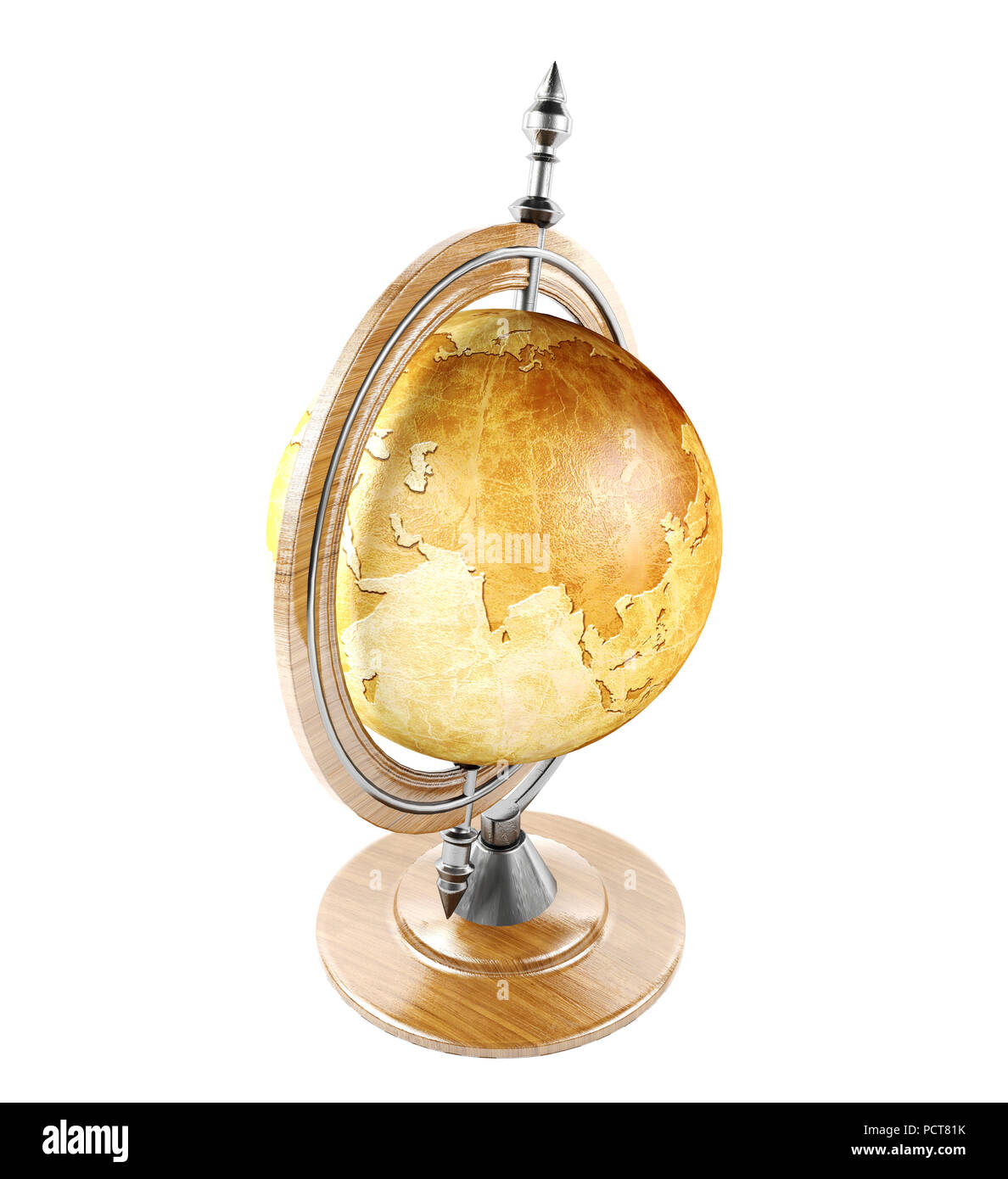 Vintage terrestrial globe Cut Out Stock Images & Pictures - Alamy